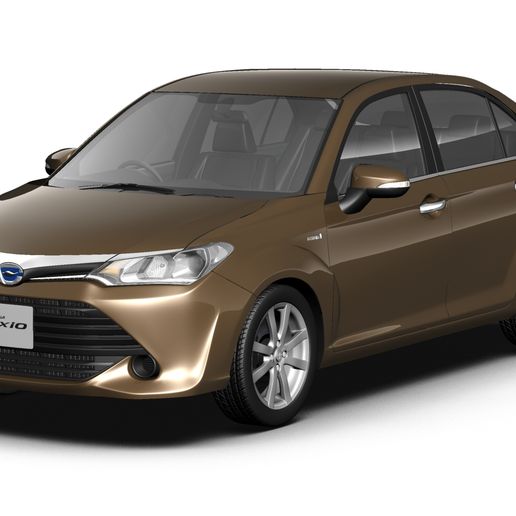 🚗 Toyota Corolla Axio 2016 en 3D・ OBJ File for 3D printing・Cults