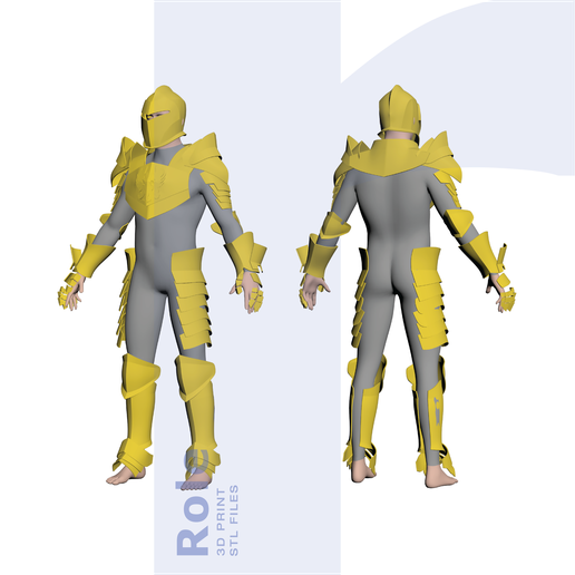 🐉 Grey Warden Armor Cosplay 3D Print Files - Dragon Age・ 3D File for 3D ...