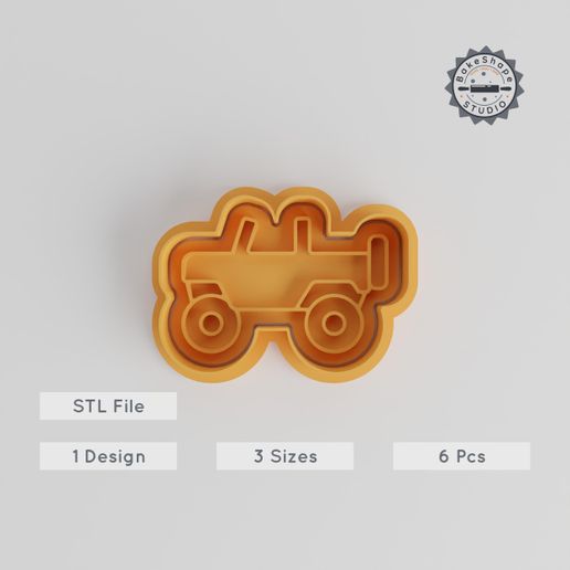 🔝 Open Top Jeep Cookie Cutter & Stamp, Convertible Shape, 6-Piece Set ...