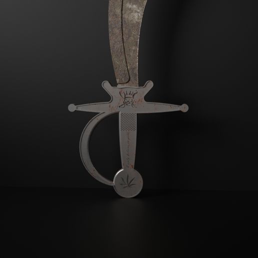 🏴‍☠️ Pirate sword・Free STL File for 3D printing・Cults