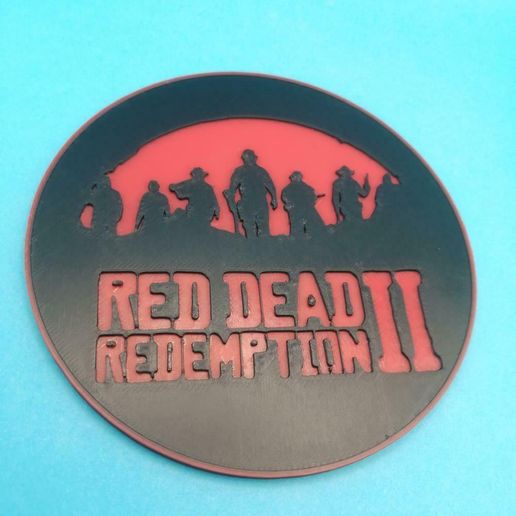 😵 RED DEAD REDEMPTION 2 DRINKS COASTER -Bambu UPDATE・Free STL File for ...