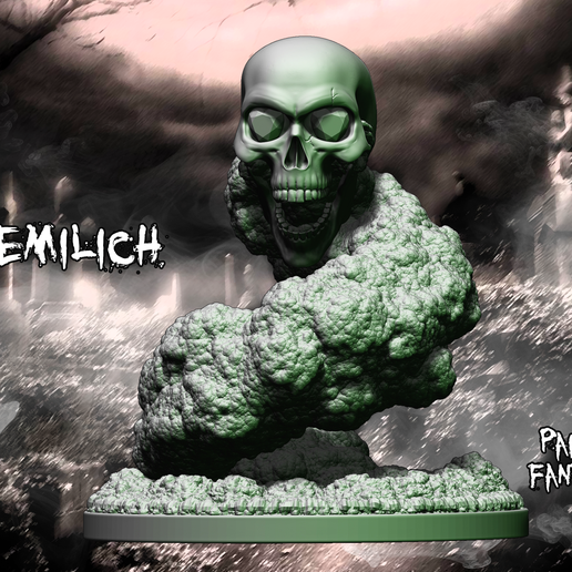 🧟 Demilich (two versions)・Archivo STL para Impresión 3D・Cults