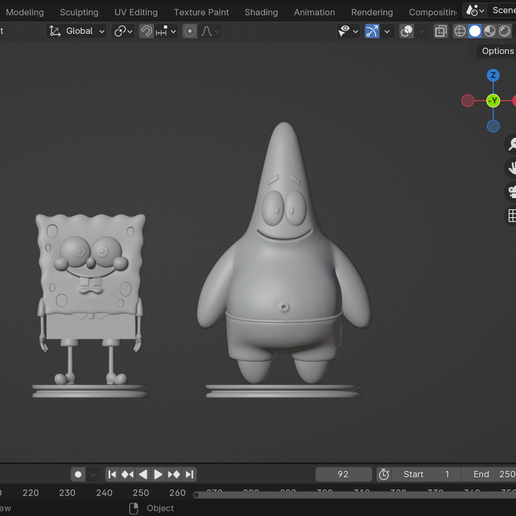🐌 SpongeBob + Patrick + Squidward + Gary the Snail – Complete 3D Print ...