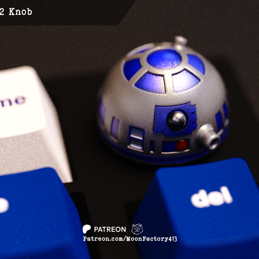 🎬 R2-D2 Artisan Knob・ 3D File for 3D printing・Cults