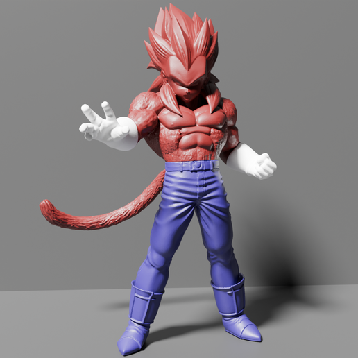 vegeta ssj4 render