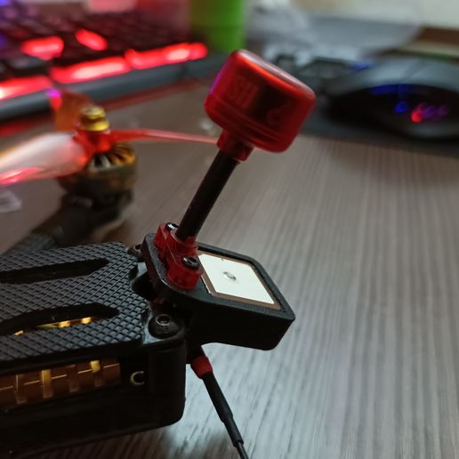 Free STL file GPS mount BZ181 for APEX 5′ quadcopter 📶 ・3D printing model to download・Cults