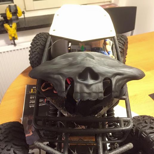 💀 Axial Wraith Skull Hood of Doom - NEW IMPROVED・ OBJ File for 3D ...