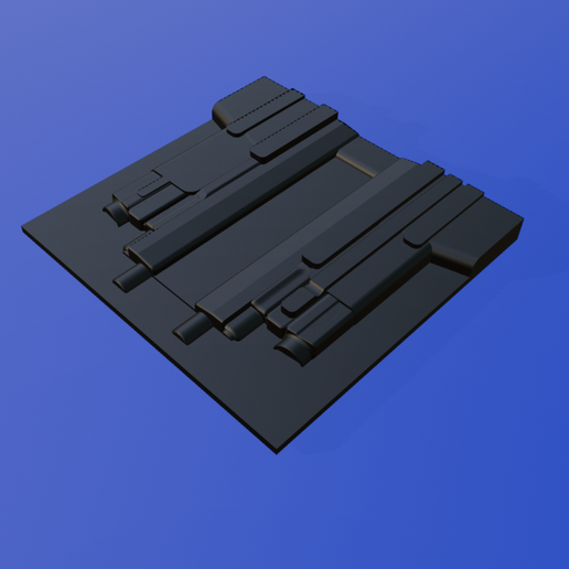 ⚽ Springfield XD-M Elite + Olight Baldr S Split Mold Vacuum.・ STL File ...