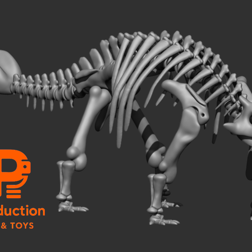 **⭐ Articulated FLEXI DINO Ankylosaurus Skeleton Realistic 🦴 + Stand 🦖 ...