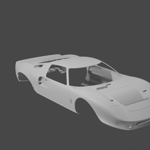🚙 1964 Ford GT40 RC Body Shell (1:10 Scale)・ STL File for 3D printing・Cults