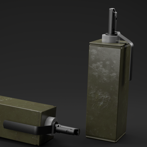 Archivo STL Ukrainian RGT-27S Grenade 🔫 ・Diseño para descargar y ...