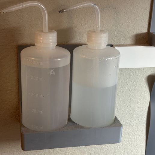 🥼 Lab Bottle Holder/Rack Wall-mountable for 500ml and 250ml bottles ...