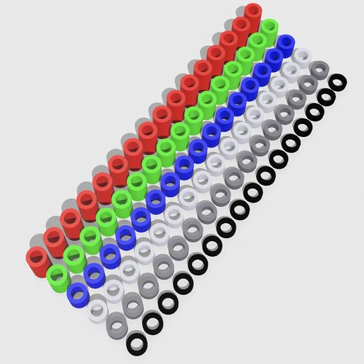 🧑‍🔧 Spacer set・Free STL File for 3D printing・Cults