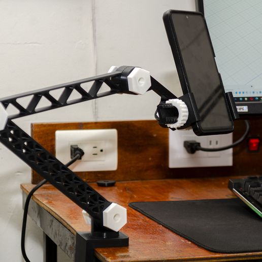 3D file Modular Arm Phone Mount 💪 ・3D printable model to download・Cults