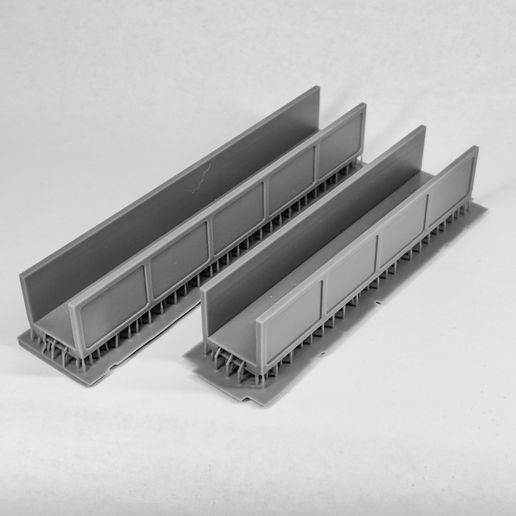 🛤️ Model Railway Footbridge 02・ STL File for 3D printing・Cults