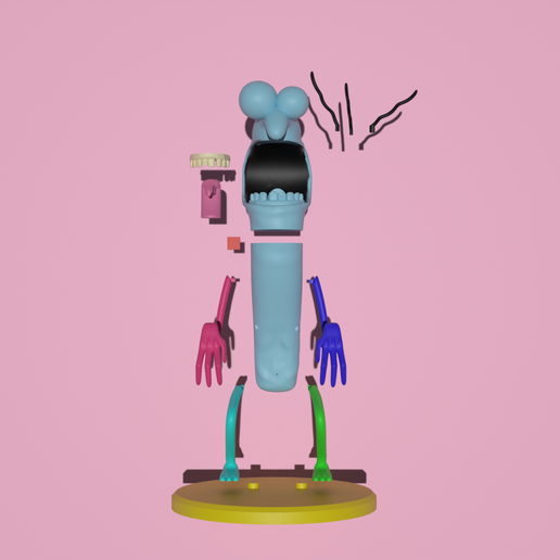 👾 Mr Landlord - Smiling friends・ STL File for 3D printing・Cults