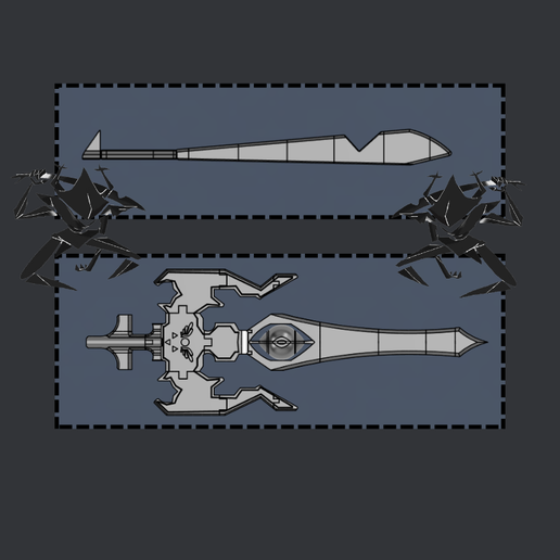 🗡️ Roaring Knight's Sword | Deltarune Cosplay Prop・ STL File for 3D ...