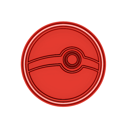 Файл STL Вырезатель для печенья Pokemon PokeBall 🐉 ・Шаблон для 3D ...