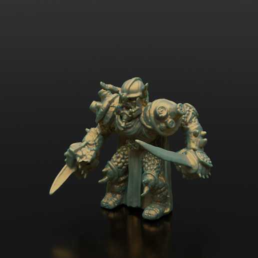 🧌 Cavaleiro Troll・Arquivo STL Grátis para Impressão 3D・Cults