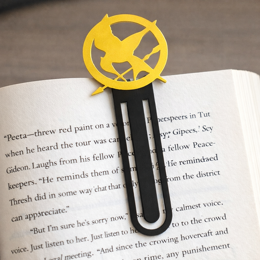 🔖 The Hunger Games Bookmark・ STL File for 3D printing・Cults