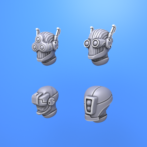 🎲 Greater Good Heads・Free 3D File for 3D printing・Cults