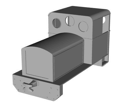 🇫🇷 Deutz OMZ 130 loco no T1 1/32 scale・ 3D File for 3D printing・Cults