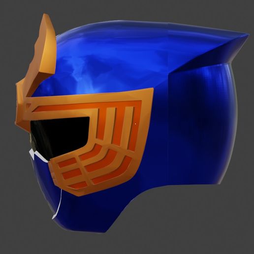 🌩️ Navy Thunder Ranger Ninja Storm Helmet 3D print model・ STL File for ...