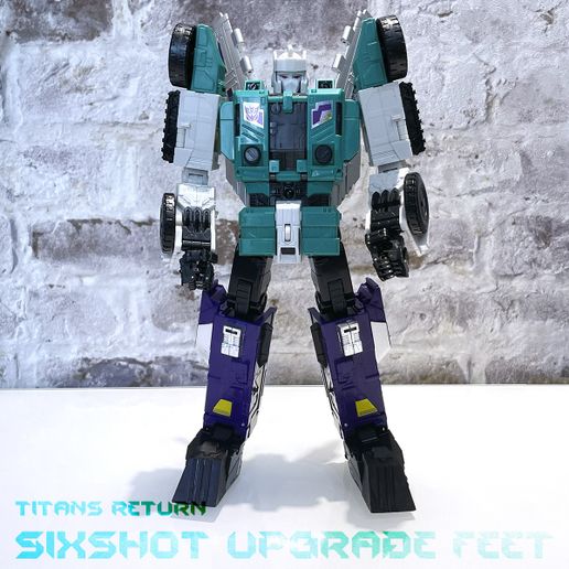 🤖 TF TR Sixshot Upgrade kit・ STL File for 3D printing・Cults