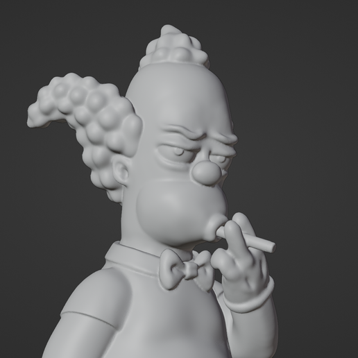 🤡 Krusty the Clown・ 3D File for 3D printing・Cults