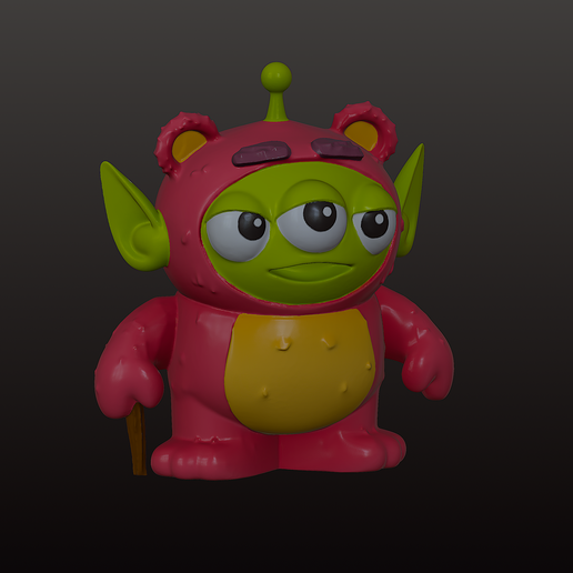 👽 Alien Lotso - marciano - Toy Story・ STL File for 3D printing・Cults