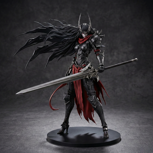 🎲 Morwyn, the Desecrated Valkyrie - 32mm Scale STL for RPG & Tabletop ...