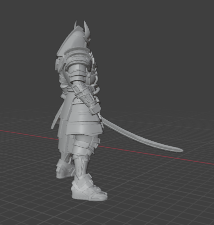🗡️ Samurai Statue STL File・ STL File for 3D printing・Cults