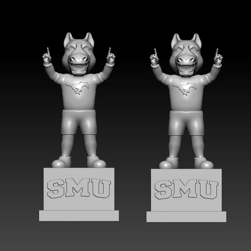3D file NCAA - Peruna mascot Southern Methodist University - 3d Print 🏛 ...