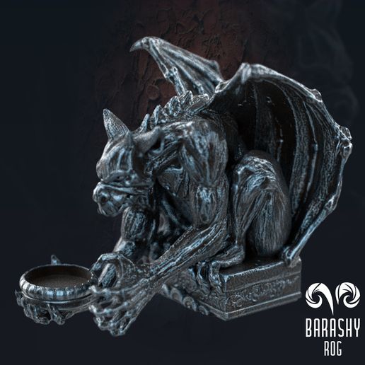 🗿 Gargoyle・ STL File for 3D printing and CNC machining - Laser cutting ...