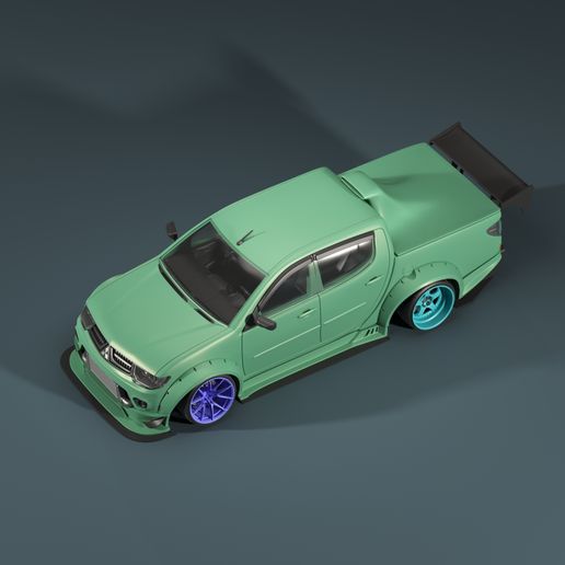 🚚 L200 DRIFT Truck Full kit・ STL File for 3D printing・Cults