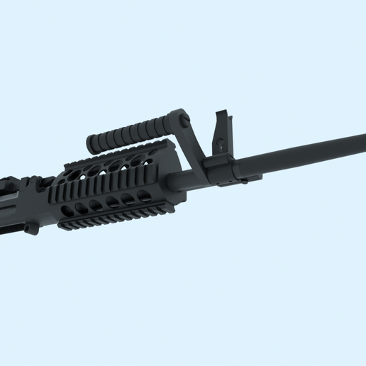 🔫 ARES 16 AR-15 LMG Kit Airsoft For M4 Receiver kit・ STL File for 3D ...