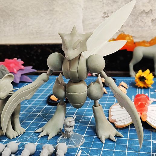 3D printing Scyther Pokemon Fanart 3D Model STL • made with Photon Mono ...