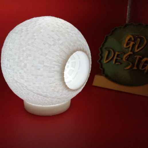 STL file Death Star Disney Star Wars CHRISTMAS ORNAMENT or Tabletop ...