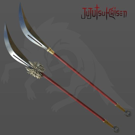 🔫 Maki Zenin Naginata from Jujutsu Kaisen (spear or polearm) for ...