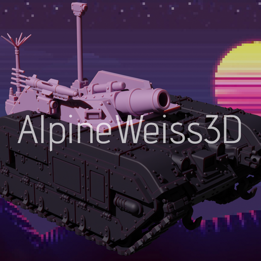 🤏 Imperial Small Fire Support Tank [Presupported]・ 3D File for 3D ...
