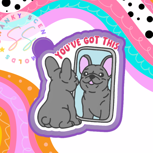 🪞 Frenchie Mirror Freshie STL・ STL File for 3D printing・Cults