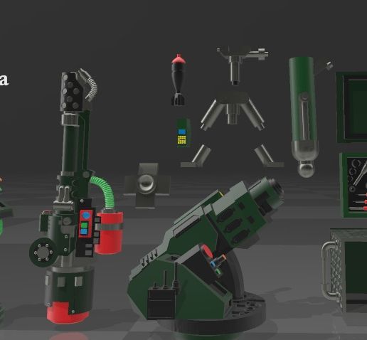 🔫 Custom 1/12 Classified Series VAMP Weapons and Gear・Free 3D File for ...