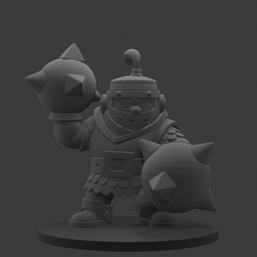 🦸 Mega Knight from Clash Royale・ STL File for 3D printing・Cults