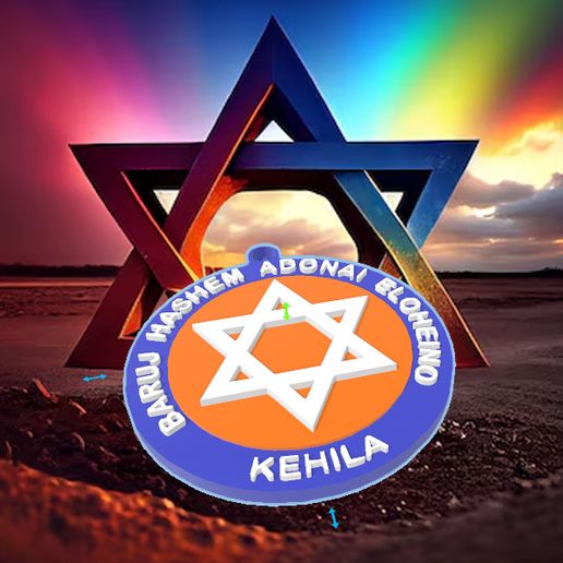 3MF file JEWISH MESSIANIC ROUND KEY RING 🔑 ・3D printer model to ...