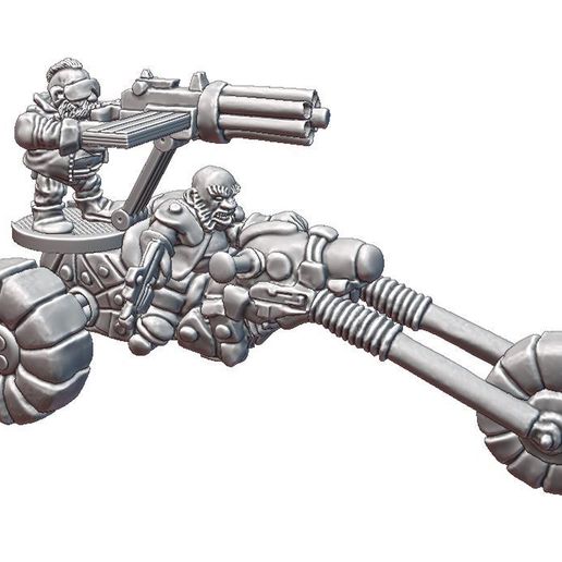 🛰 Space Dwarf bikes・ STL File for 3D printing・Cults