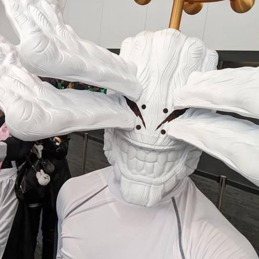 🪖 Mahoraga Helmet Jujutsu Kaisen Cosplay Mask - Halloween Anime Props ...