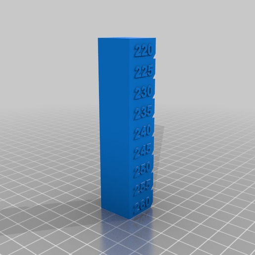 Free 3D file customized Temp Calibration Tower ABS 🧞‍♂️ ・3D print model ...