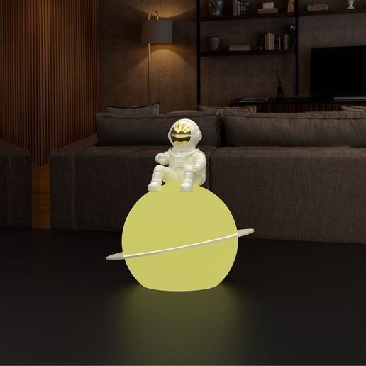 🧑‍🚀 Astronaut Lamp – Light Up Your Space with a Galactic Touch・ STL ...