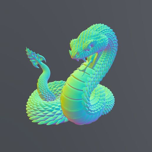🐍 Snake of Infinity For 3D printing・ STL File for 3D printing・Cults