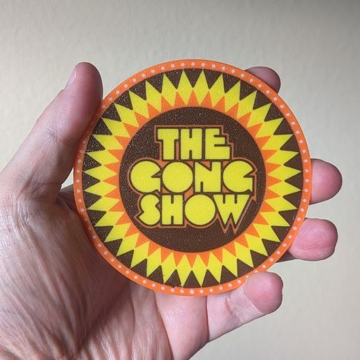 Free STL file The Gong Show Coaster 👾 (3MF)・3D printing design to ...